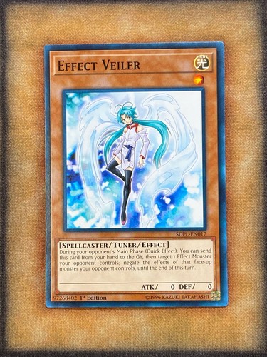 Yugioh Effect Veiler YS17-EN020 Common 1st Ed LP | eBay