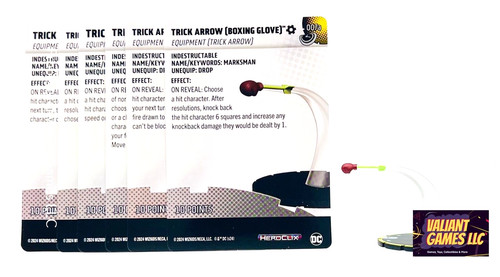 DC Heroclix Trick Arrow #007a-f w/ All Cards Masters of Time Set | eBay
