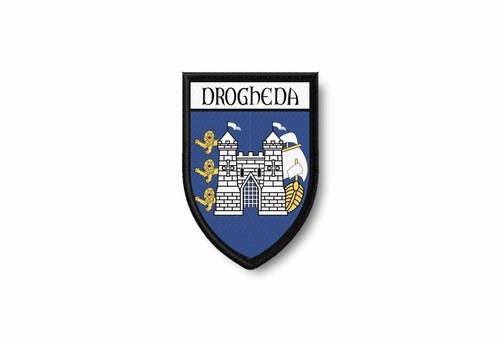Embroidered Patch Printed Iron-On Coat Of Arms City Region UK Drogheda ...