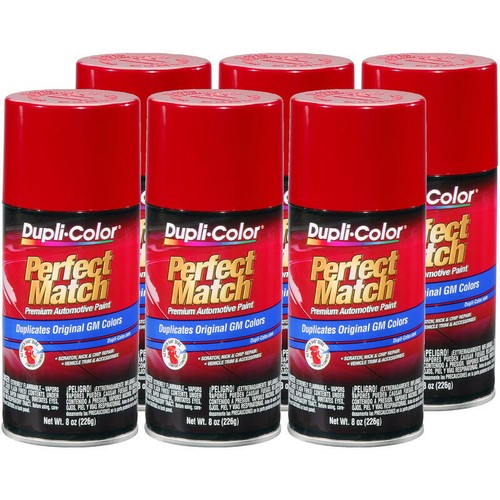 Duplicolor BGM0388 (6-Pack) Perfect Match Aerosol Paint GM 72 WA7475 ...