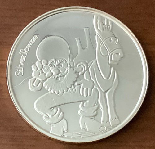 SilverTowne 1 TOZ ~ .999 Prospector & Mule Stackable Silver Round | eBay