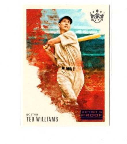 2020 panini Diamond Kings Ted Williams Artist's Proof Parallel Card #34 ...