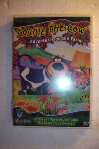 Connie the Cow-Adventures On The Farm-DVD-6 Episodes & 5 Games-BRAND ...