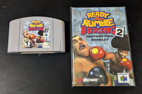 Nintendo 64 Ready 2 Rumble Boxing: Round 2 *cartridge & manual* tested ...