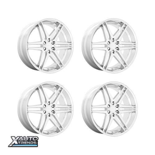 Dub S265 Dirty Dog Chrome 26X10 6X139.7 25mm (Set of 4) | eBay