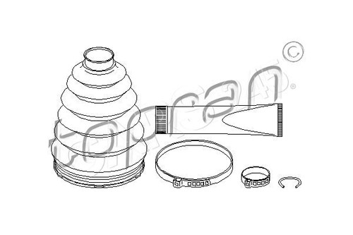 Front Axle Drive Shaft CV Boot Kit Fits OPEL Movano Bus RENAULT Master ...