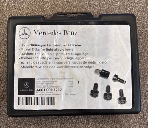Mercedes-Benz A001 990 1707 Wheel Lock Set | 14x1.5mm | Lug Bolt | 5 ...