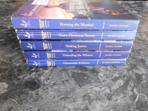Love Inspired Suspense Sharee Stover lot of 5 Romantic Suspense ...