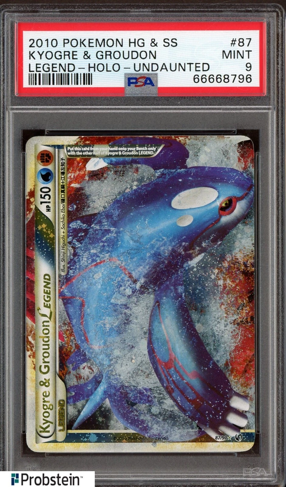 Kyogre & Groudon LEGEND 2010 HeartGold & SoulSilver: Undaunted #87/90 ...