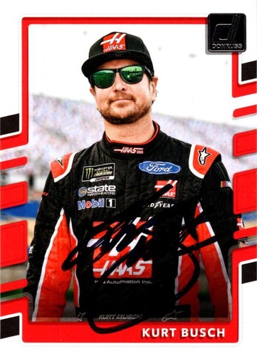 Kurt Busch autographed NASCAR card (Auto Racing, SC) 2018 Panini ...