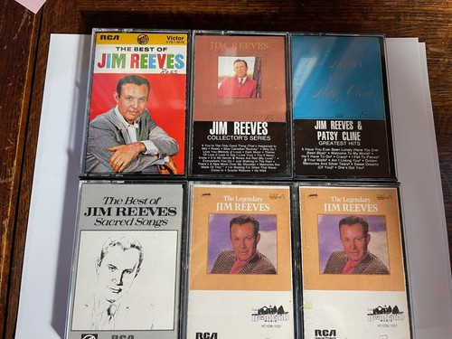 Jim Reeves Collection of Cassette Tapes- including Patsy Cline - 6 pack ...
