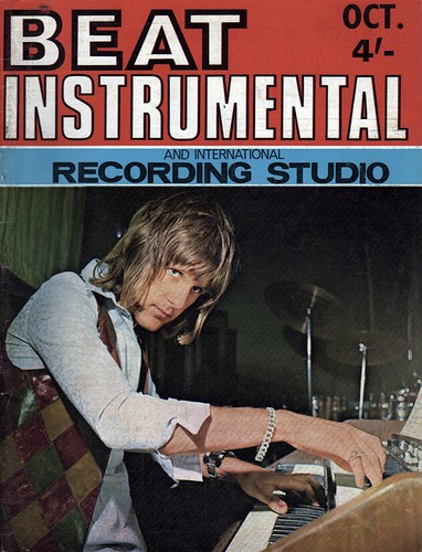 BEAT INSTRUMENTAL MAGAZINE OCT 1969 . KEITH EMERSON FRONT COVER ...