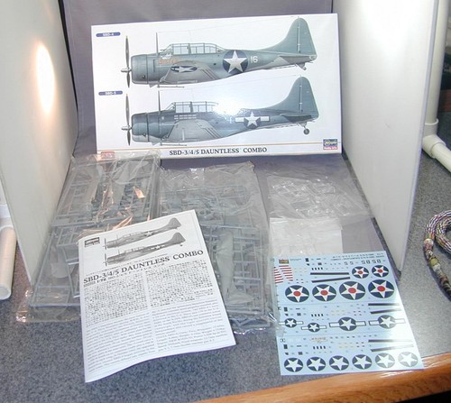 Limited Edition Hasegawa SBD 3/4/5 Dauntless Combo Model 1:72 NEW RARE ...