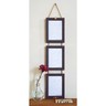 Triple Photo Picture Frame Handmade Hanging Multi 3 in 1 Muted Colours ...