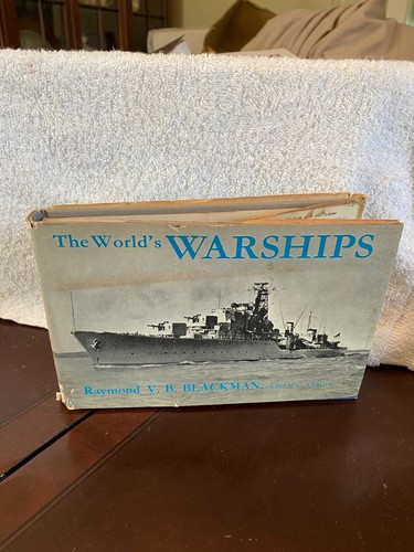 The World's Warships by Raymond V.B. Blackman HC/DJ 1957 Battleships ...