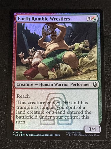 MTG Avatar: The Last Airbender Earth Rumble Wrestlers Foil 0218 NM | eBay