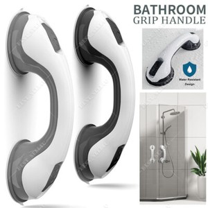 2 Pack Shower Handle 12 Inch Grab Bars For Bathtubs And Showers Suction ...