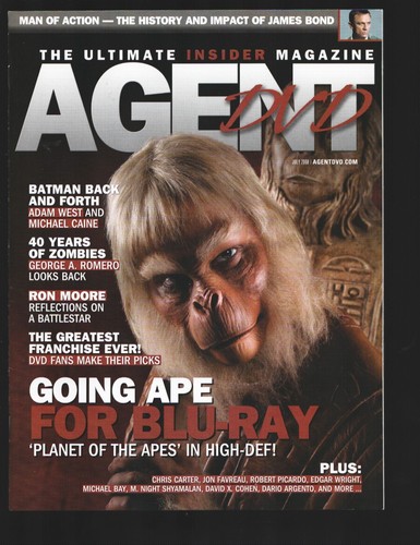 MAG: Agent DVD 7/2008Planet Of The Apes-Batman-Battlestar-History of ...