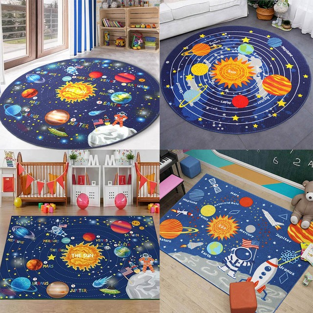 Solar System Rug 5x7