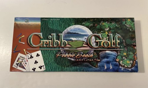 Vintage Cribb Golf Pebble Beach Board Game by JK Games - 1998 Edition ...