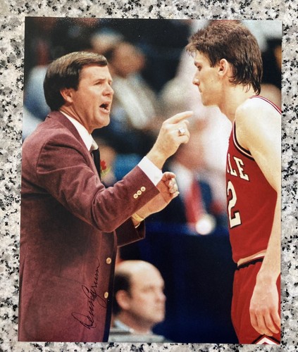 Denny Crum Auto Signed UL Louisville Cardinals 8x10 Basketball Photo ...