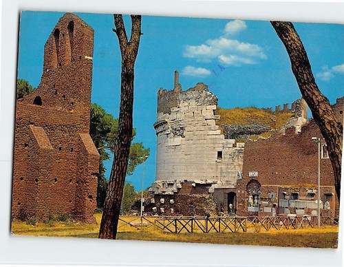 Postcard Home of Cecilia Metella, Old Appian Way, Rome, Italy | eBay