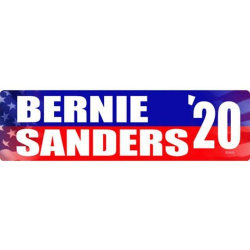 Bernie Sanders Red White And Blue Flag President 2020 Bumper Magnet | eBay