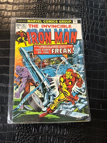 Iron Man #67 Comic Book 1974 FN- 1st App Freak Edward Marvel Comics Key ...