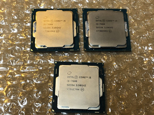LOT of 3: Intel Core i5-7600 @3.50GHz Desktop Chip CPU Processor | eBay