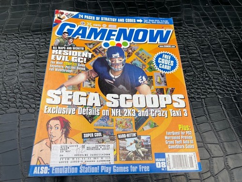 JUNE 2002 GAMENOW video game magazine SEGA NFL 2K3 - CRAZY TAXI 3 | eBay