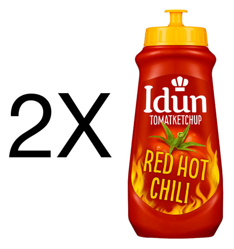 Idun Ketchup Chili Red Hot Tomatketchup 2X530g | eBay