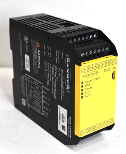 BANNER SC26-2E 85067 SAFETY CONTROLLER 26 INPUTS NEW | eBay