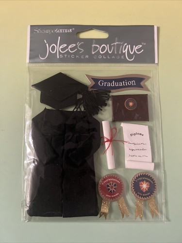 Jolee's Boutique GRADUATION 8pcs Dimensional Scrapbooking Stickers RARE ...