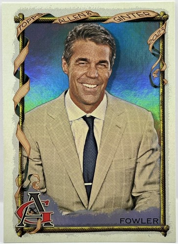 2023 Allen & Ginter Chris Fowler Silver Portrait #254 Sports ...