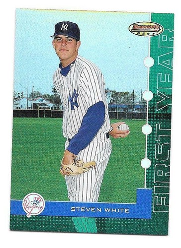 Steven White 2005 Bowmans Best Baseball Rookie Green #77 Serial #240/ ...