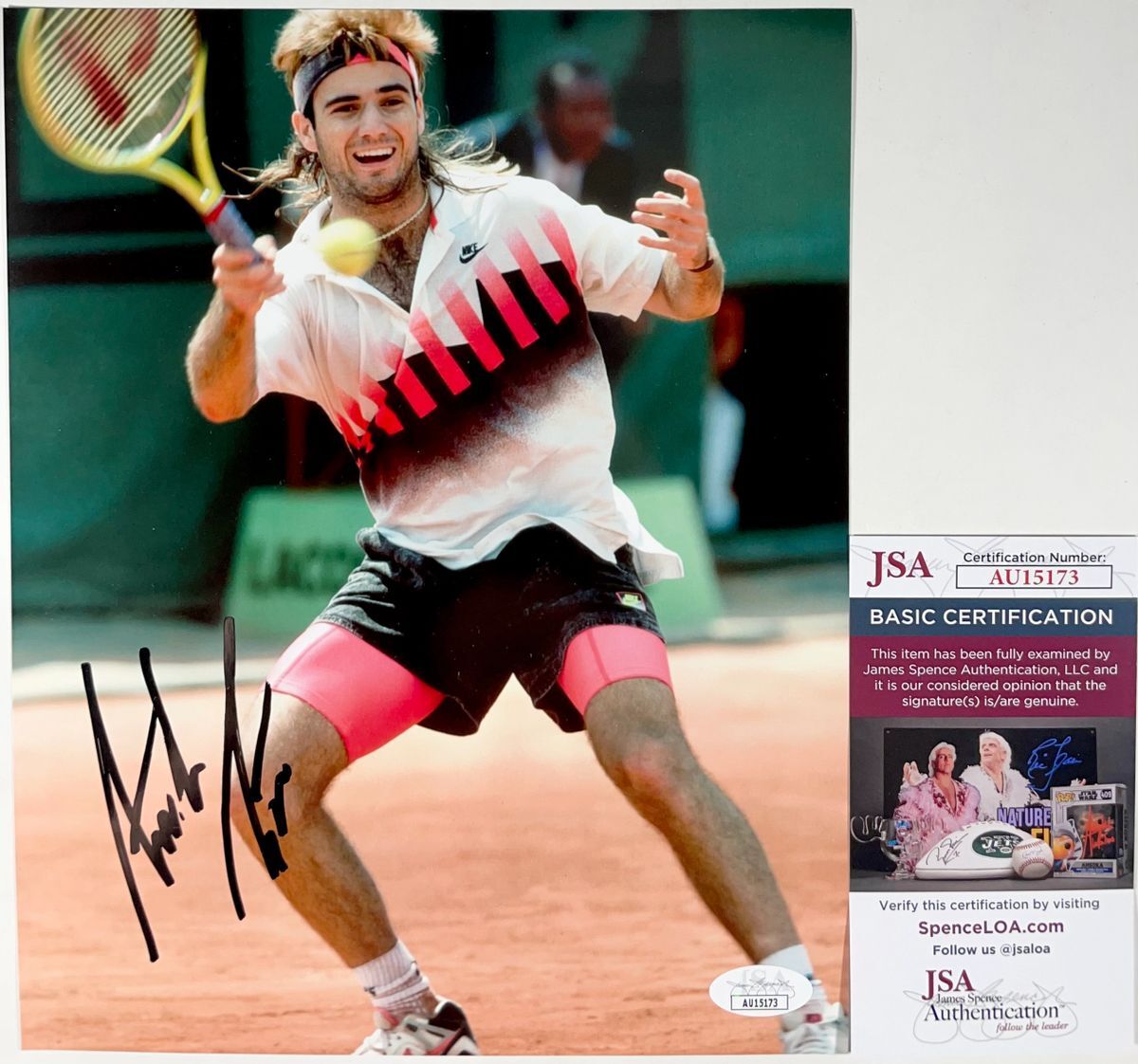 Andre Agassi Autographed Memorabilia | Signed Photo, Jersey ...