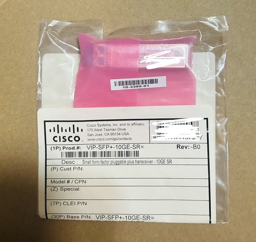 Factory Sealed Cisco VIP-SFP+-10GE-SR 10GBASE-SR SFP+ 850nm 300m | eBay