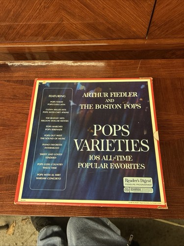 Arthur Fiedler Pop Varieties 9 X LP Vinyl Box Set 12" 33 RPM Boston ...