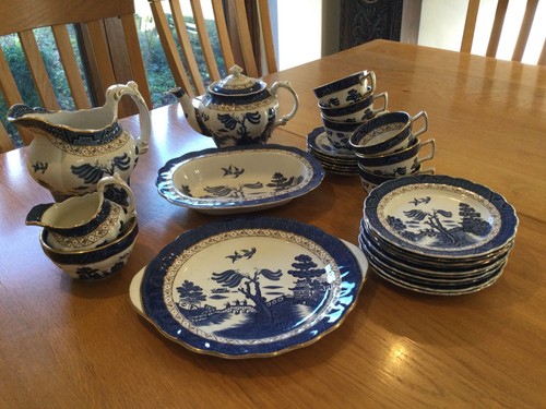 Booths Old Willow Tea Set (Genuine Booths not Dolton) | eBay