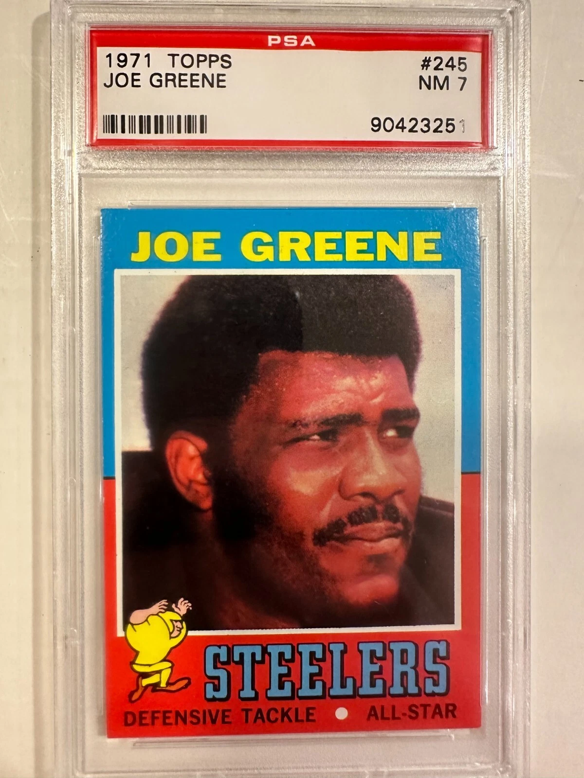 Joe Greene 1971 Topps #245 Base PSA 7 Price Guide - Sports Card Investor