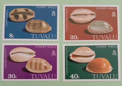 TUVALU - SC #129 - 132 - COWRY SHELLS - MNH | eBay