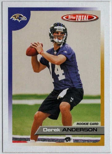 2005 Topps Total Derek Anderson Rookie Card #524 | eBay