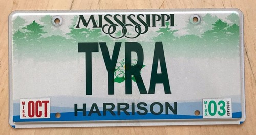 MISSISSIPPI Thyra Tyree Tyrena Tyrene Tyria " TYRA " Banks BANK OF TYRA ...