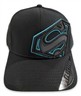 Superman S Logo Patch Ball Cap DC Comics Gray Hat Black Neon Green ...