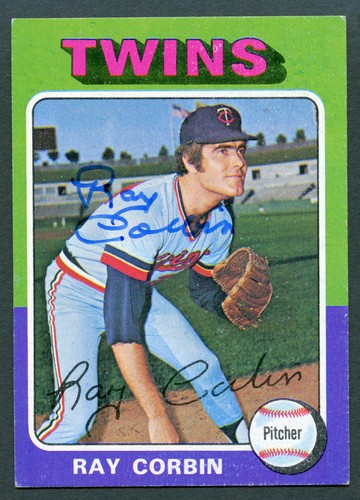 Ray Corbin #78 signed autograph auto 1975 Topps Baseball Trading Card ...