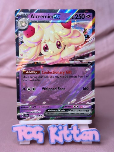Alcremie Ex 075/159 Double Rare Journey Together TCGKITTEN | eBay