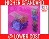 50 PCS 2X2X9" Plastic Box Tuck Top and Bottom for Retail Display ...