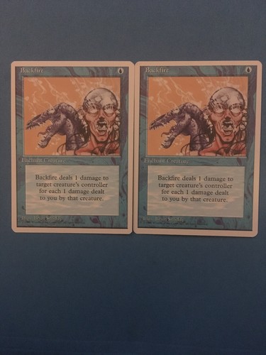 Magic The Gathering MTG - Fourth Edition - Backfire x2 | eBay