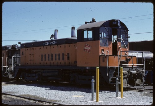 BH.B25.MR21 Original Slide Milwaukee Road EMD SW1200 #630 at Spokane ...