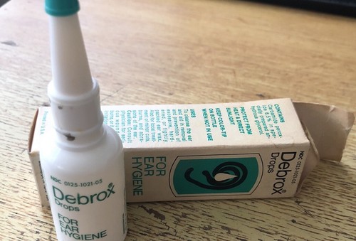 Debrox Drops For Ear Hygiene 1/2 Oz. 1960s-70s Bottle With Box | eBay